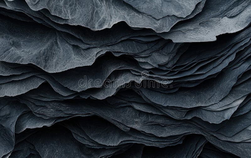 Layered Dark Gray and Blue Textured Surface Stock Illustration ...