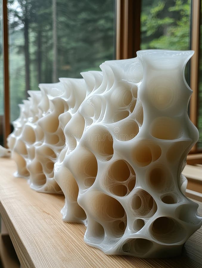 Layered Designs Inspired by Tissue Scaffold Patterns, Showcasing ...