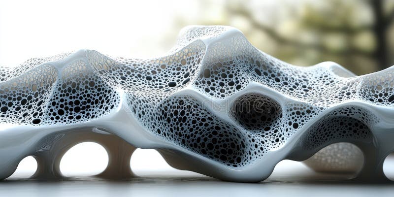 Layered Designs Inspired by Tissue Scaffold Patterns, Showcasing ...