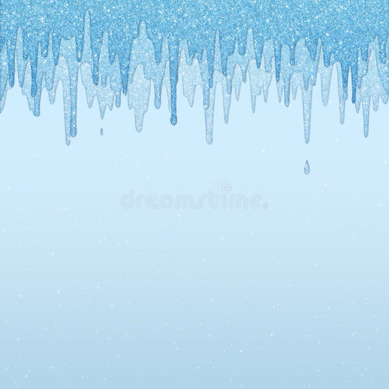 Layered Dripping Glitter Paint on Light Gradient Glitter Background ...