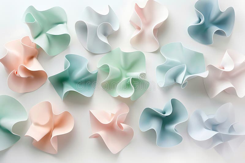 Layered Earth Abstract with Wavy Flow. AI Generated Stock Illustration ...