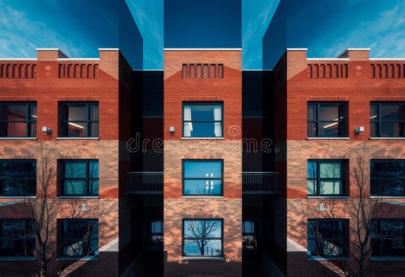 Layered Facade Combine Multiple Exposures of a Building S Facade Stock ...