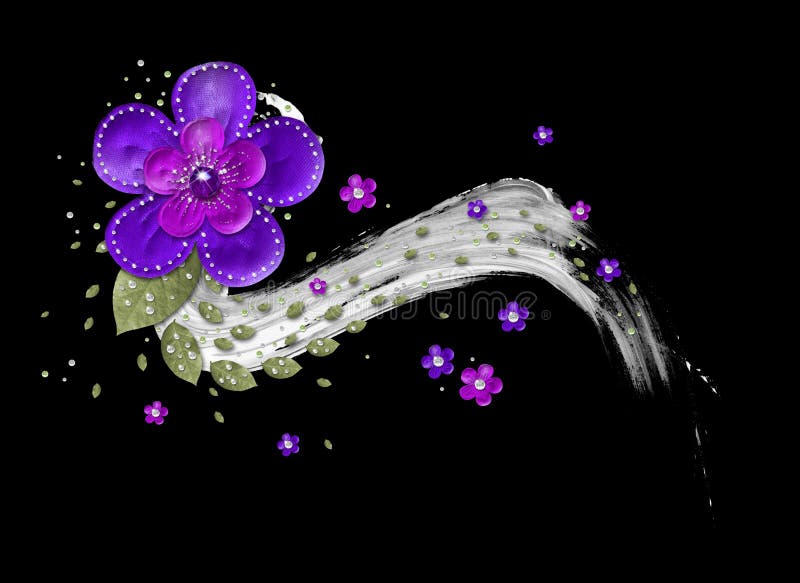 Layered flower element stock photo. Image of flowers - 25237384