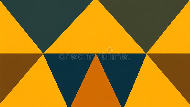 Retro-Inspired Color Geometry Stock Illustration - Illustration of ...