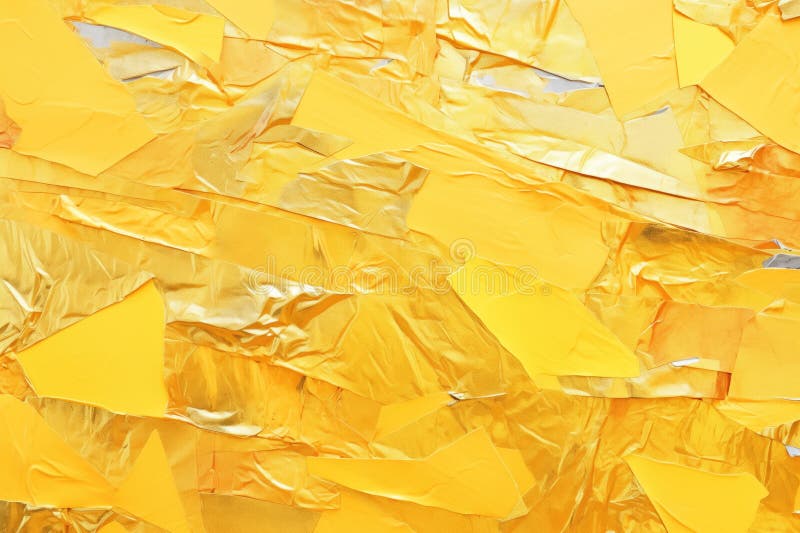 Layered Gold Foil Texture with Rough Edges Stock Illustration ...