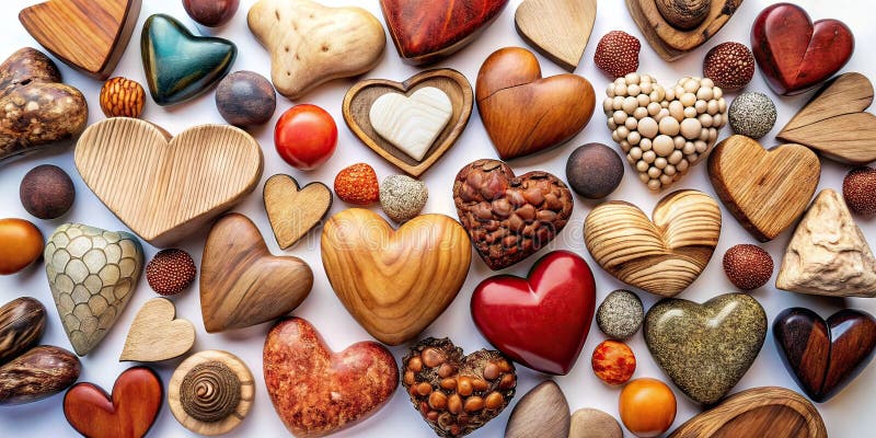 A Layered HeartShaped Arrangement a Study in Texture and Form on a ...