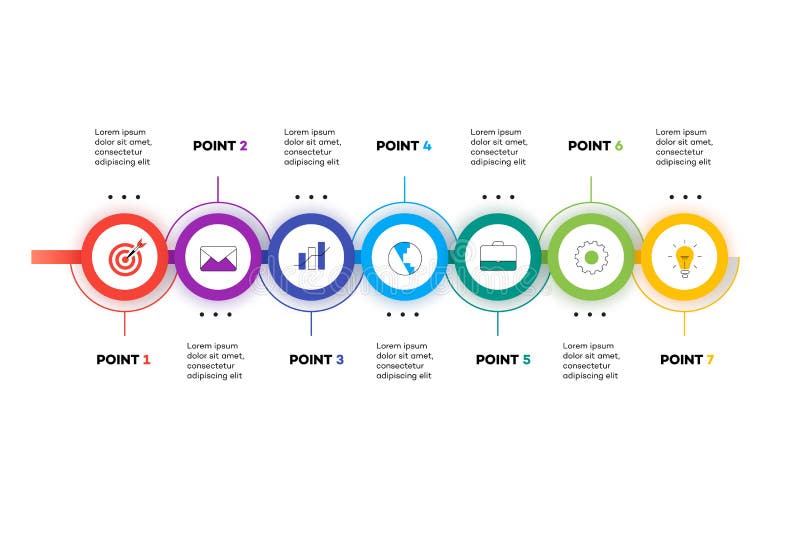 Layered Horizontal Infographic Timeline. Stock Vector - Illustration of ... Layered Horizontal Infographic Timeline. Stock Vector - Illustration of ...