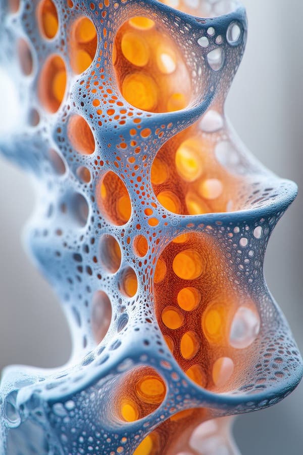 Layered Membranes Feature Transparent Overlapping Layers Resembling Organic Structures Stock ...