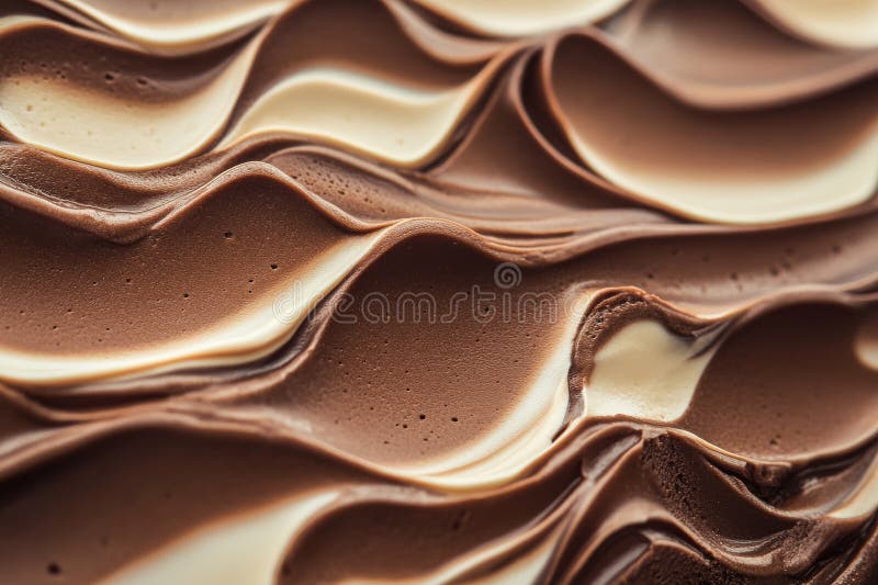 A Layered Mocha Mousse Background Featuring Rich Cocoa Waves and Warm ...