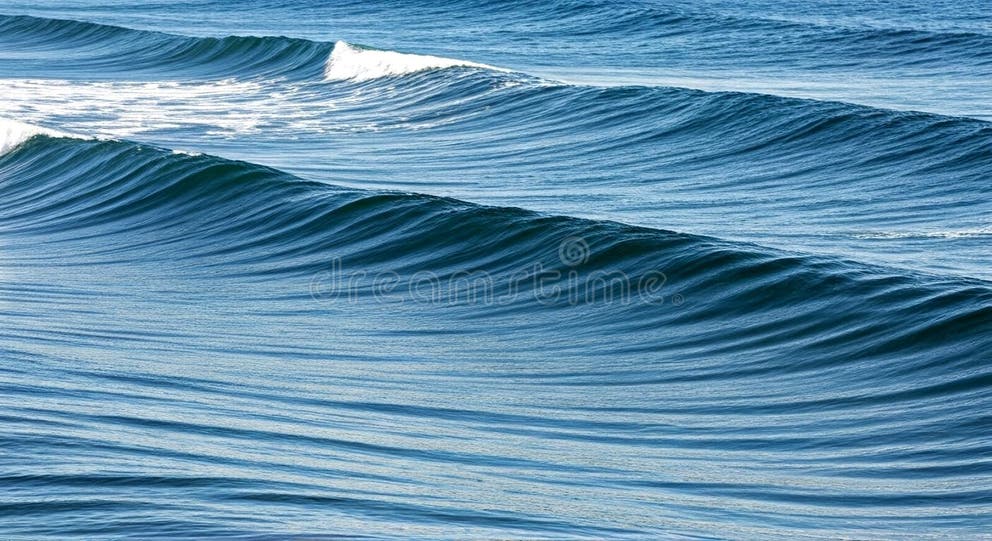 Layered Ocean Swells stock illustration. Illustration of motion - 382073711