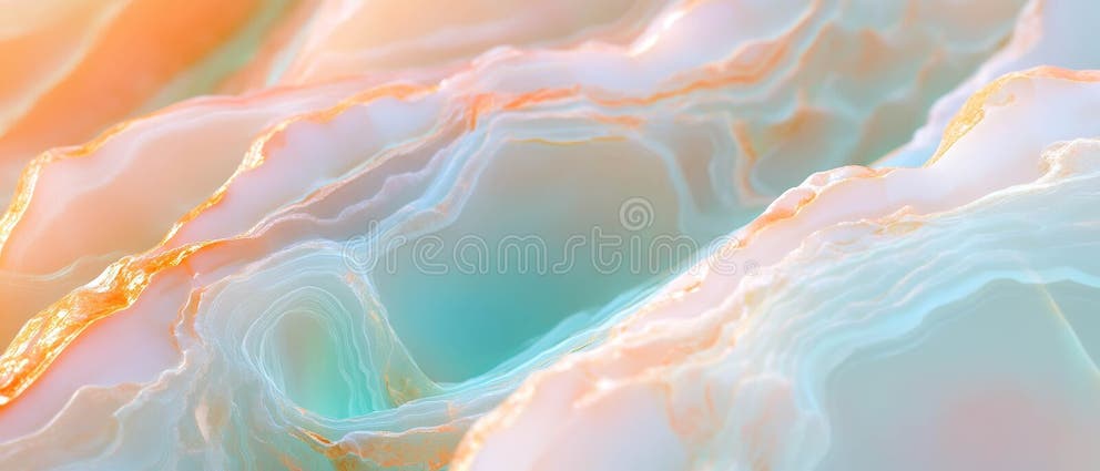 Layered Onyx Textures with Complex Patterns and Soft Pastel Colors for ...