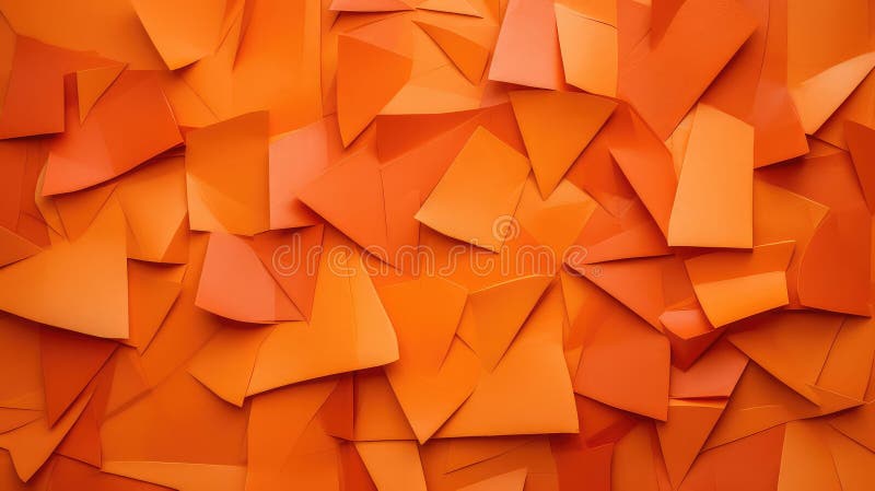 Layered Orange Construction Paper Texture Stock Illustration ...