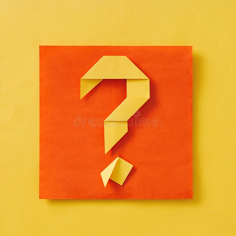 Origami Question Mark Stock Photos - Free & Royalty-Free Stock Photos ... Origami Question Mark Stock Photos - Free & Royalty-Free Stock Photos ...