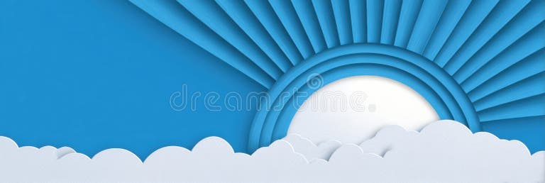 Layered Paper Cut Sunbeam Pattern Creates a Stunning Visual with a ...