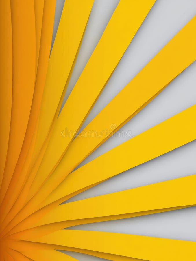 Layered Paper Cut Sunbeam Pattern Creating a Vibrant Effect with Clean ...