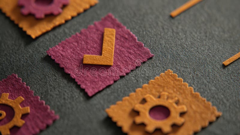 Layered Paper Cutout Security Checklist Featuring Technology Symbols ...