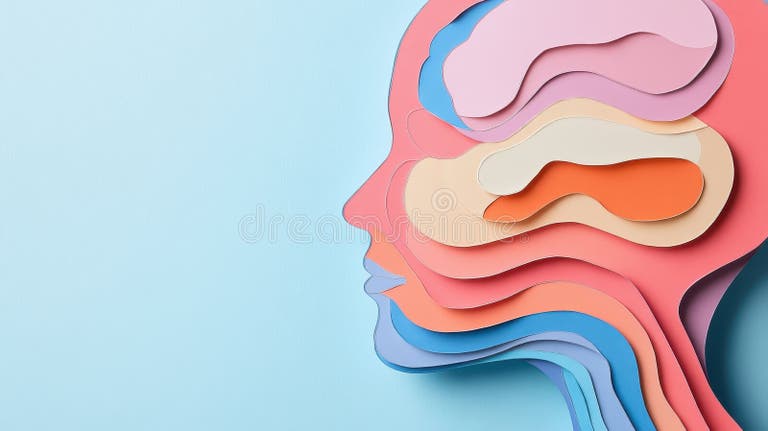 Creative Layered Paper Art Representing Human Cognition and Thought ...