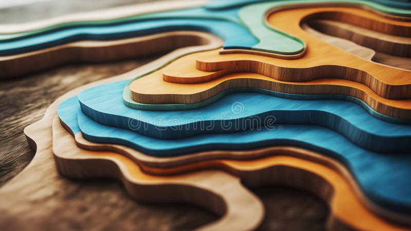 Layered Paper Cuts Create a Stunning 3D Visual Effect with Vibrant ...