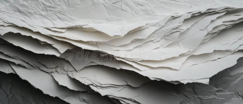 Layered Paper Textures Creating Depth and Visual Interest in a Seamless ...