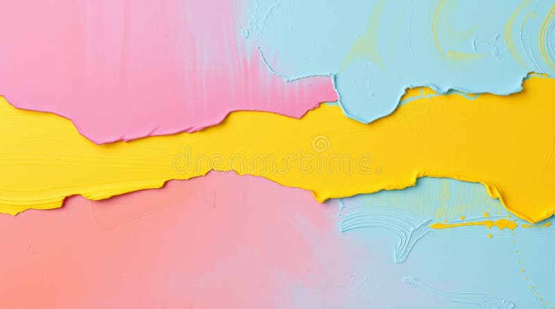 Layered Pastel Textures Pink Yellow Blue Abstract Art Background Stock Photos - Free & Royalty ...