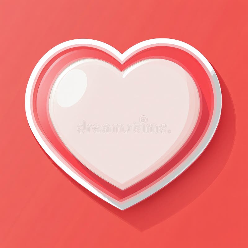 Layered Pink Heart Shape Design Valentines Day High Quality Image Stock ...