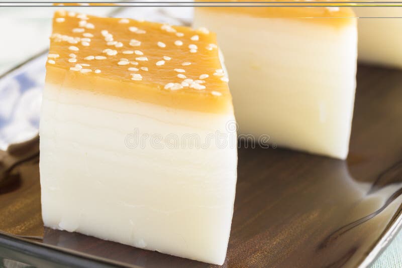 Layered Rice Cakes stock image. Image of sunlight, white - 40956921