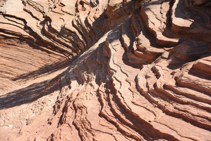 Layered rock formation stock photo. Image of erosion - 11694530