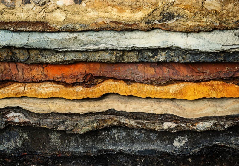Layered Rock Formation Abstract Texture Background High Quality Image ...