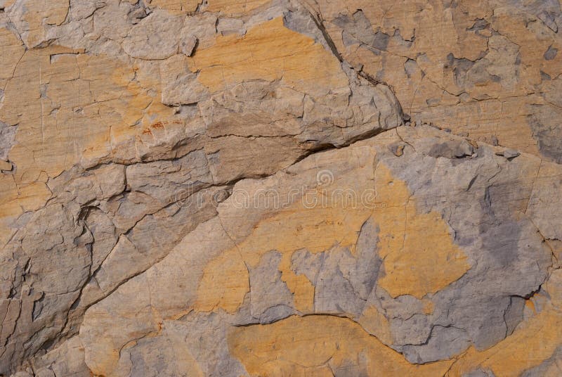 Layered Rock with Red Veins in the Swiss Alps As Background Stock Photo ...