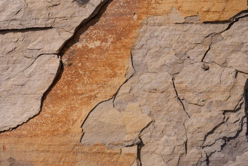 Layered Rock with Red Veins in the Swiss Alps As Background Stock Image ...