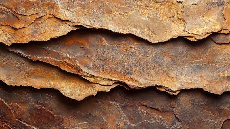 Layered Rusty Stone Texture Abstract Background Stock Illustration ...
