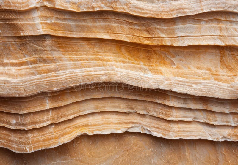 Layered Sandstone Rock Formation Texture Stock Illustration ...