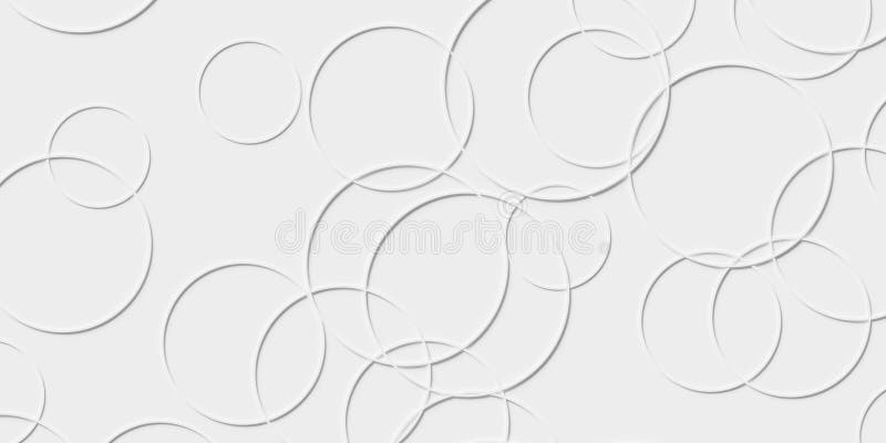 Layered Scattered White Rings or Circles Background Wallpaper Banner ...