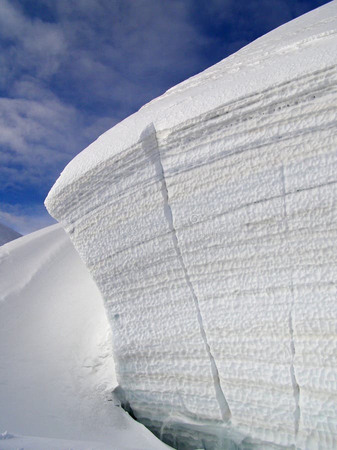 Layered snow stock image. Image of layers, alps, layered - 29072431