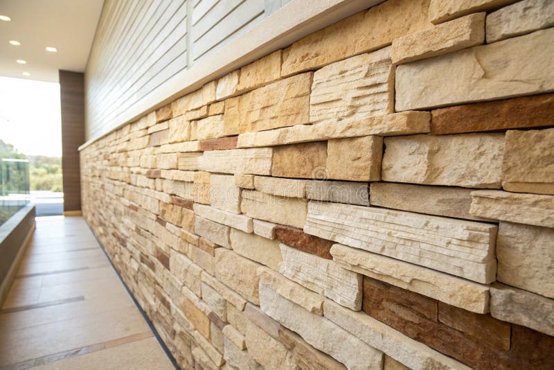 Layered Stone Wall Texture stock illustration. Illustration of textures ...