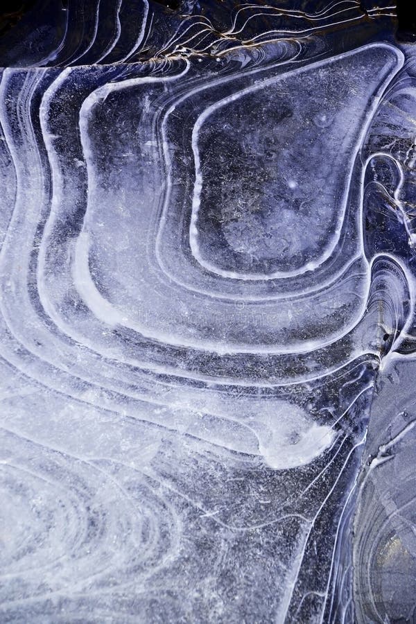 Layered Structure of Freezing Water Stock Photo - Image of complexity ...