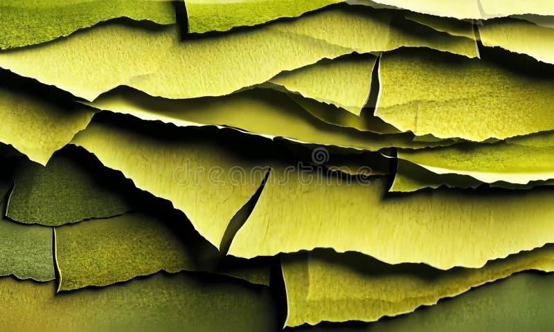 Layered Torn Paper Texture in Shades of Green Stock Video - Video of ...