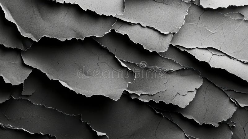 Layered Torn Paper Textures in Monochrome Tones for Modern Branding and ...