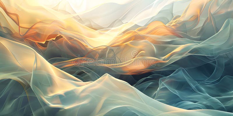 Layered Translucent Abstract Background with Intriguing Textures and ...