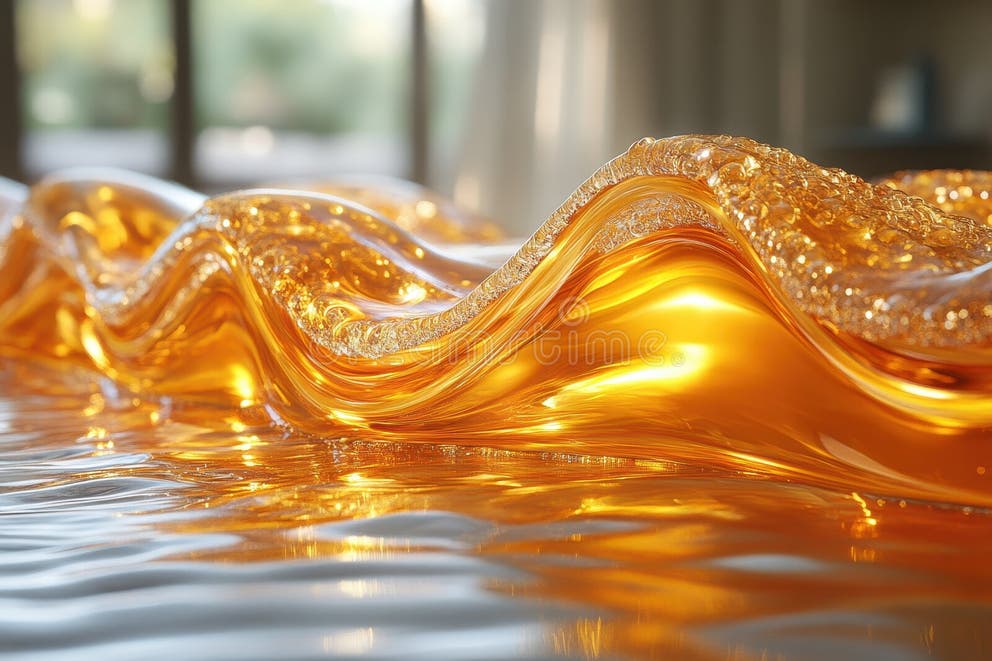Layered, Translucent Forms Mimic Thick Flowing Liquid Textures ...