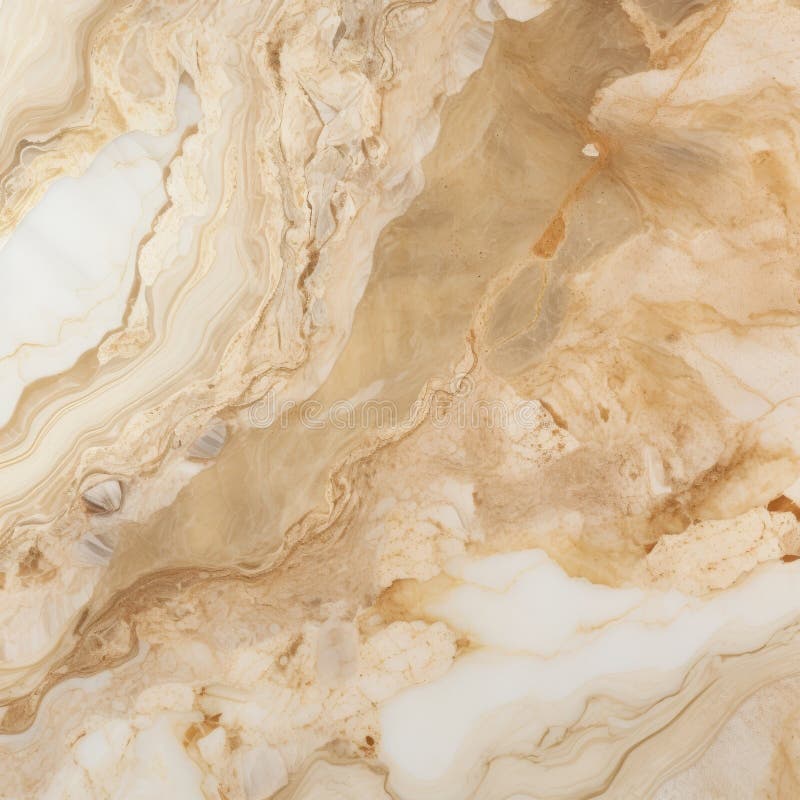 Layered Translucent Marble Texture in Tan and Brown Stock Illustration ...