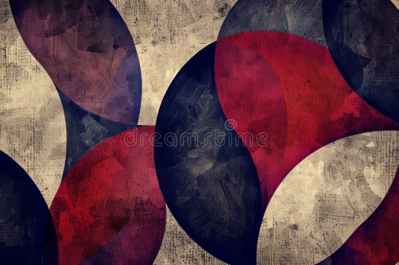 Layered Transparent Geometric Forms Creating Depth on a Subdued ...