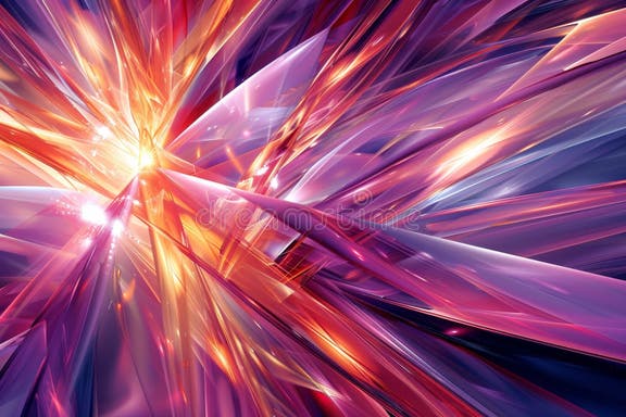 Layered Transparent Geometric Shapes Forming Depth on a Subdued ...