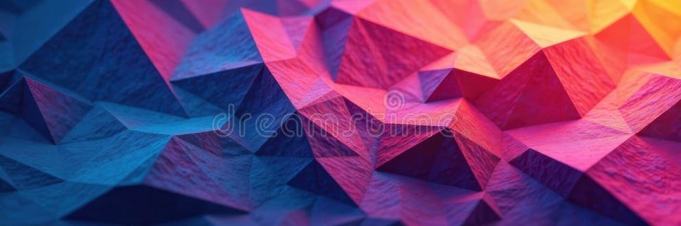 Layered Triangles, Textured Surfaces, Vibrant Hues, Smooth, Gradient ...