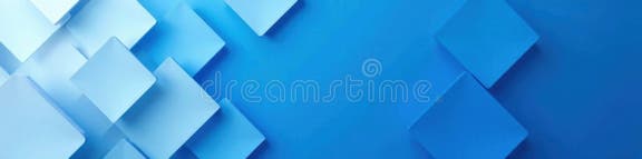 Layered Triangular and Square Patterns in White on a Blue Background ...
