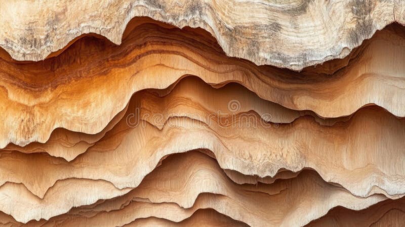 Layered Wood Texture Showing Organic Undulations Stock Illustration ...