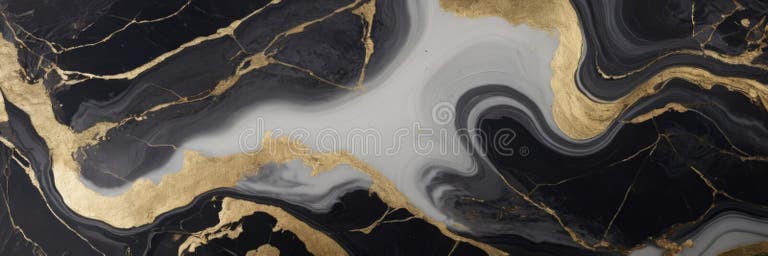 Layers of Black Gold and White Gradient Shimmer into Patterns. Pearl ...