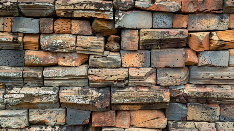 Layers upon Layers of Bricks and Stones are Carefully Stacked and ...