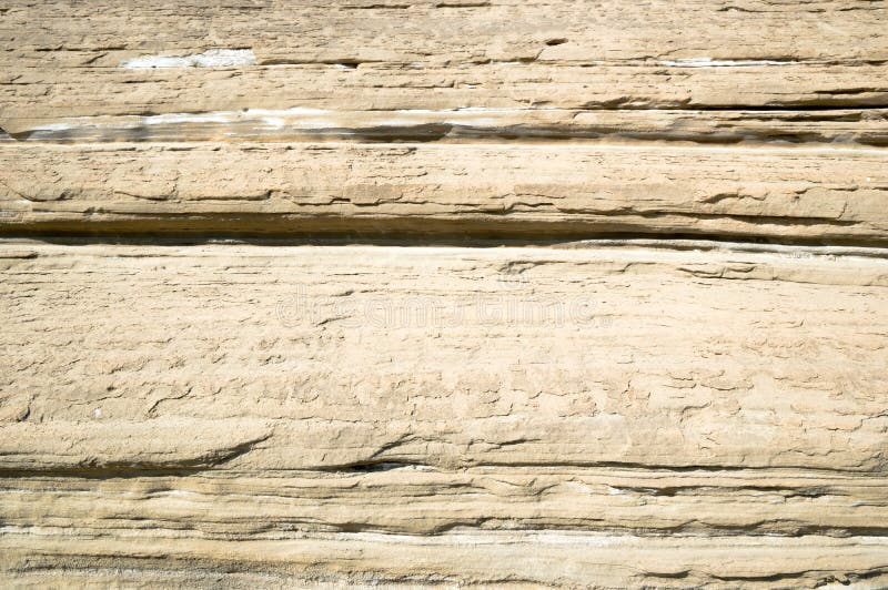 Layers of clay-sandy rock stock image. Image of geologic - 113389091