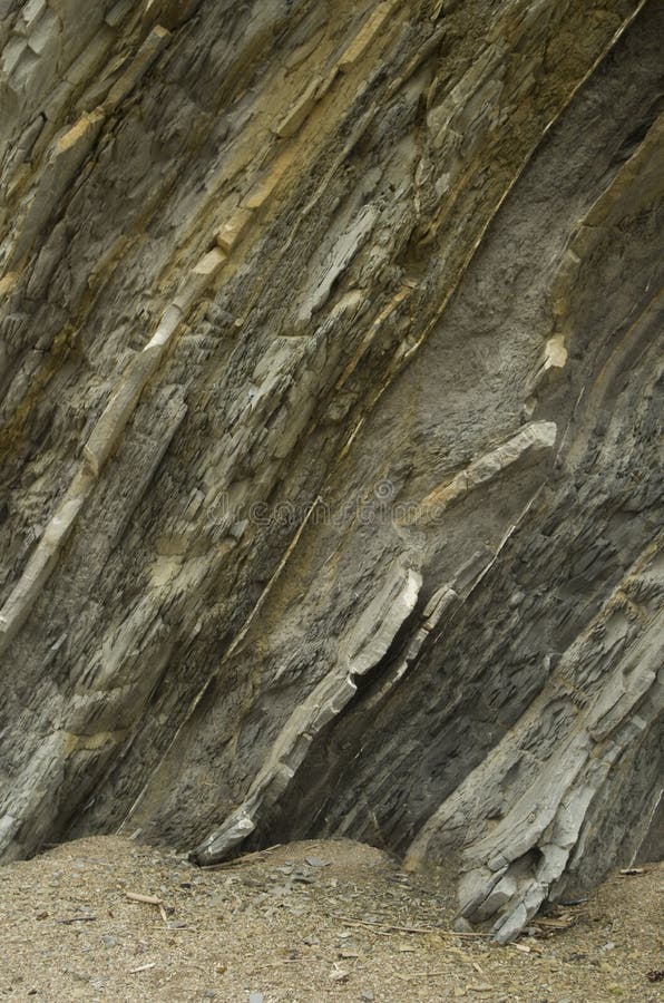 Layers of Different Rocks Arranged in Strata Stock Image - Image of ...
